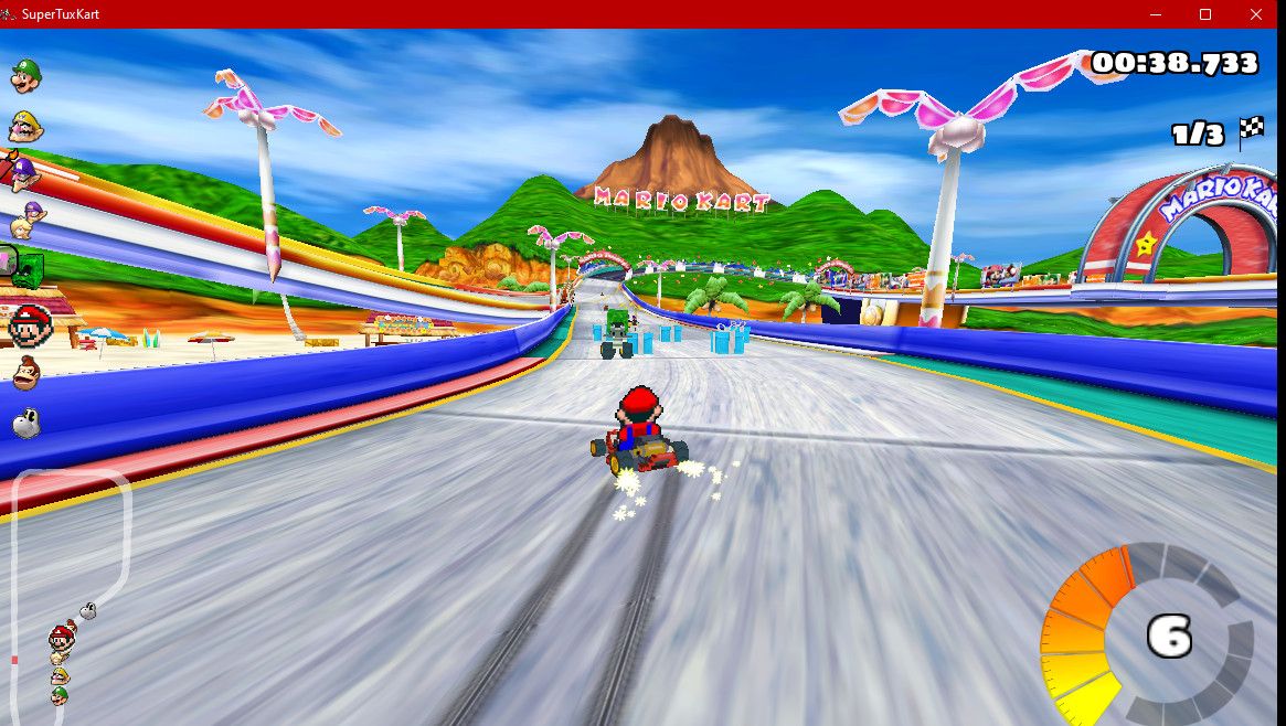 GP2 Mario Highway Mod for SuperTuxKart | STK Mods