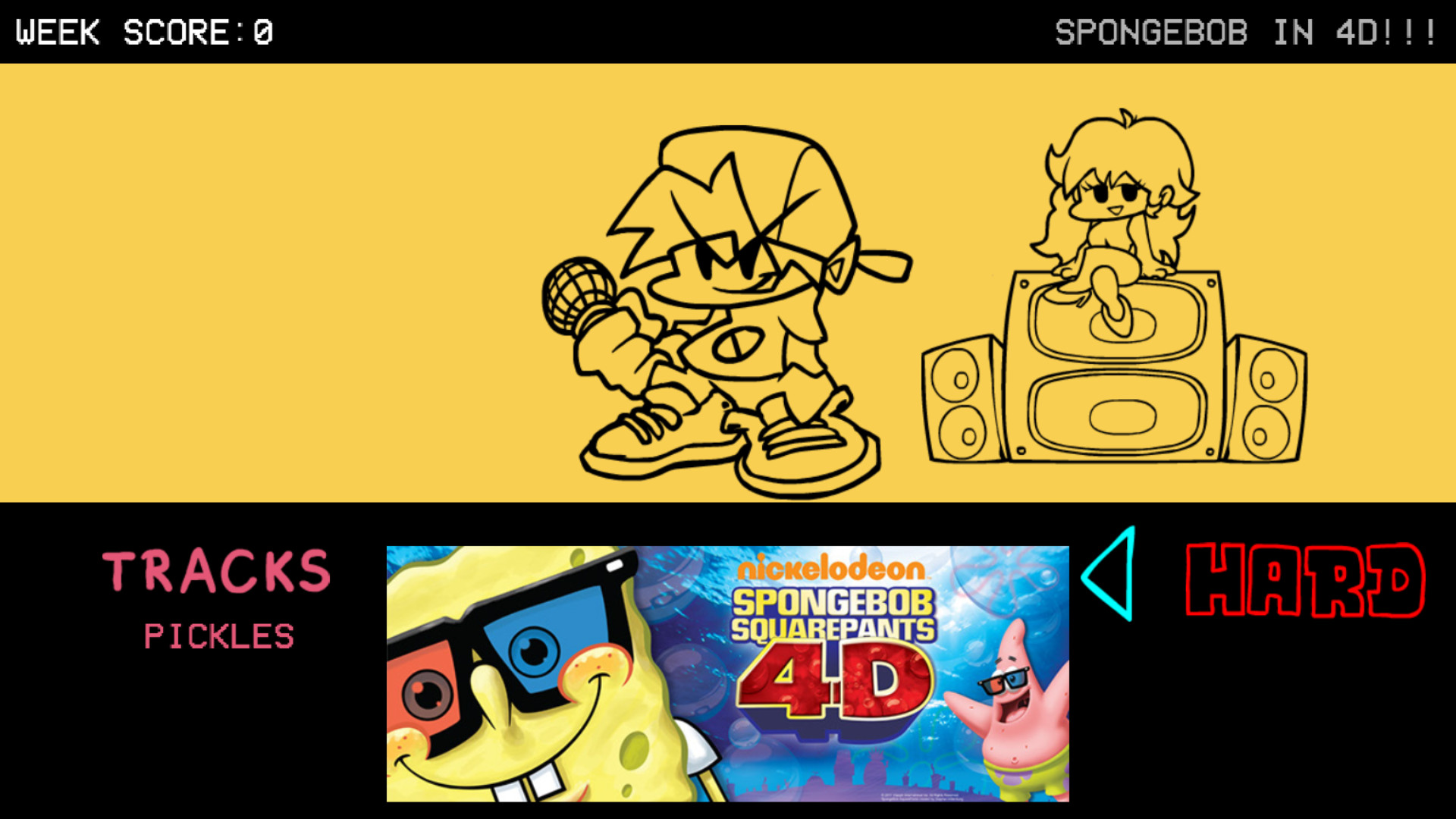 Spongebob the 4D ride but I charted it Mod for Friday Night Funkin ...