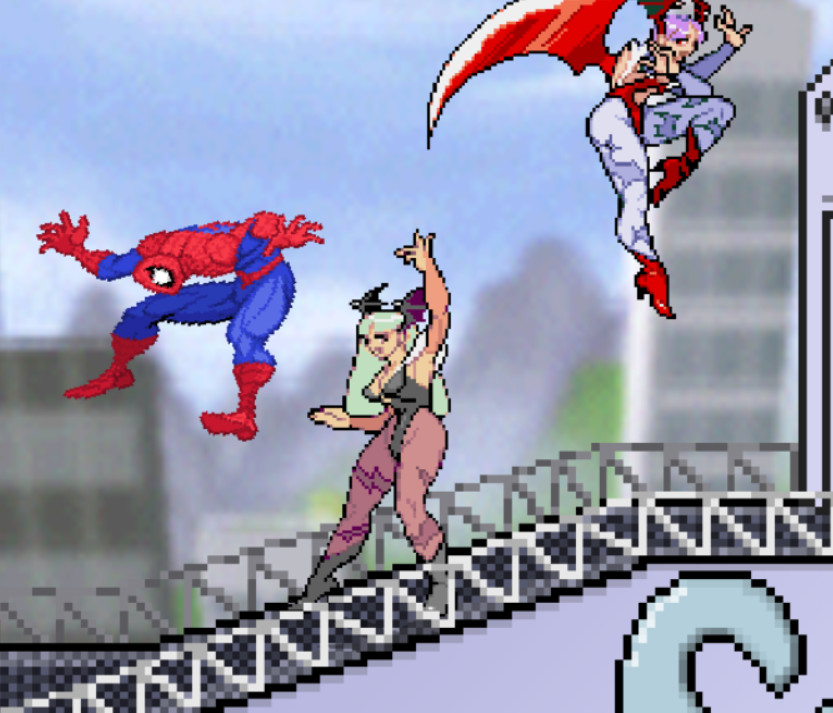 Morrigan And Iron Man