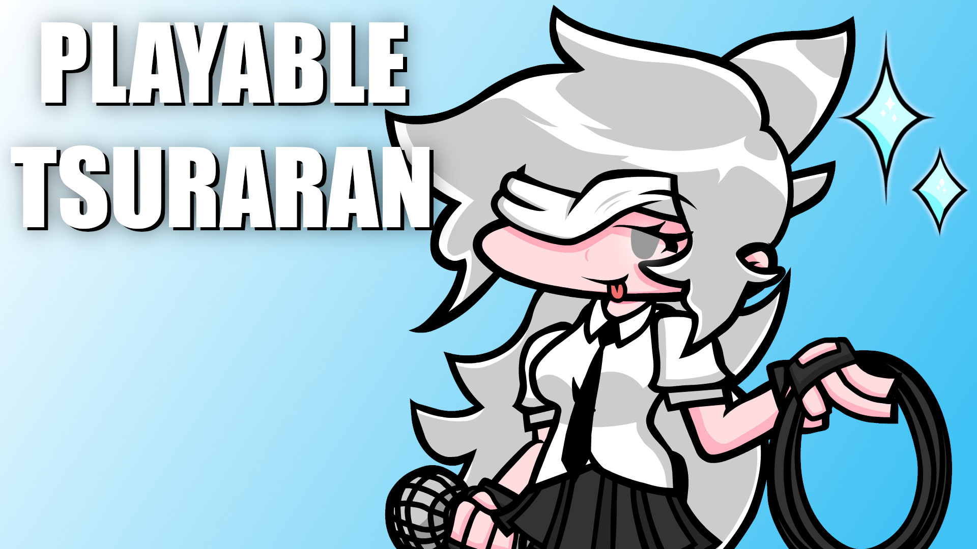 Playable Tsuraran (Fanmade) V3 Mod for Friday Night Funkin' | FNF Mods