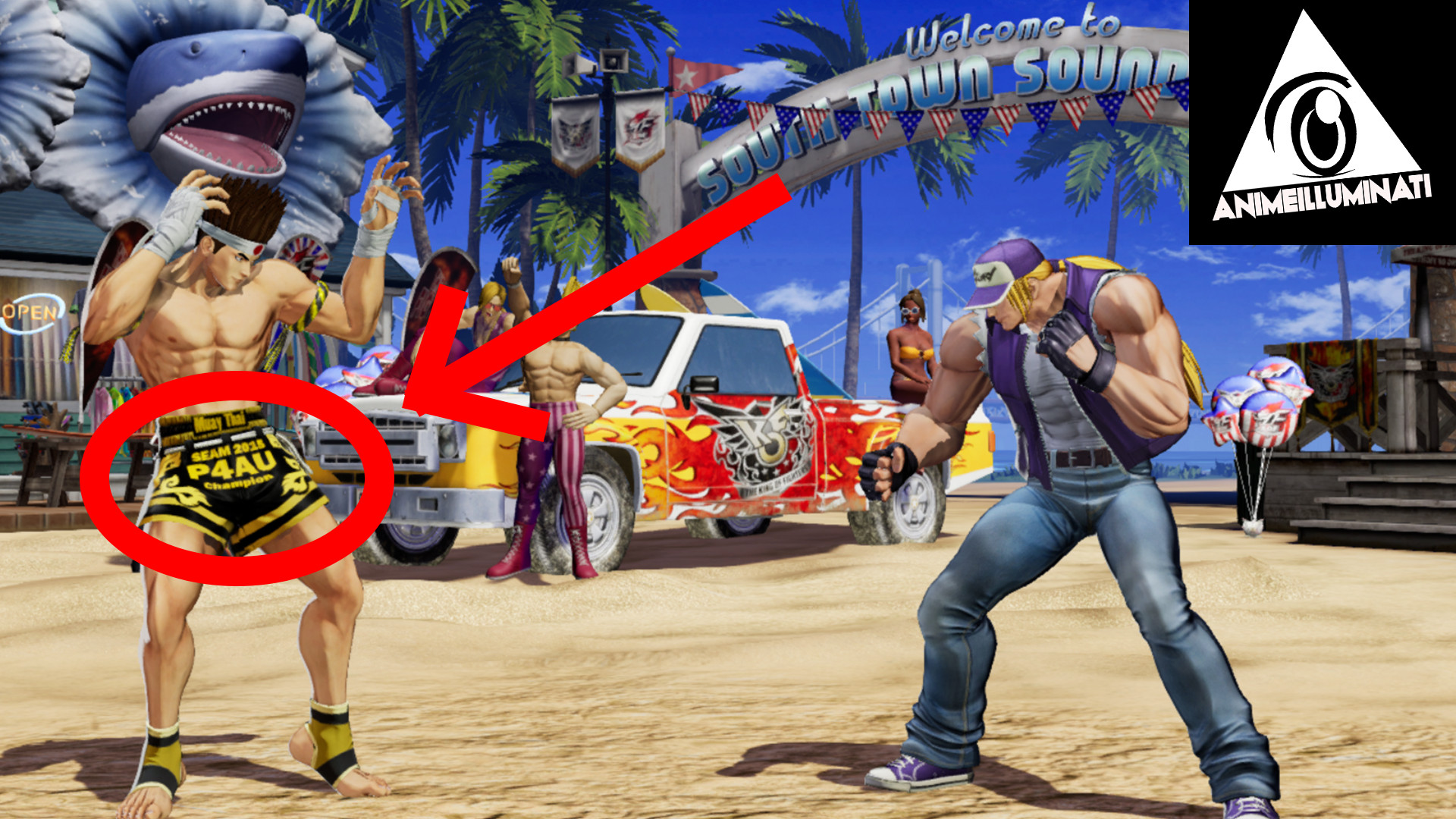 Jiyuna P4AU Shorts for Joe Mod for The King of Fighters XV | KoFXV Mods