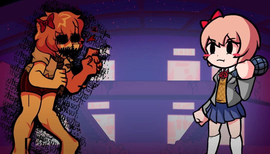 Sayori Vs her Sadness Genesis Cover [Friday Night Funkin'] [Mods]