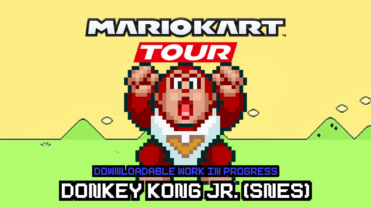 Donkey Kong Jr. (SNES) [Mario Kart 8 Deluxe] [Mods]