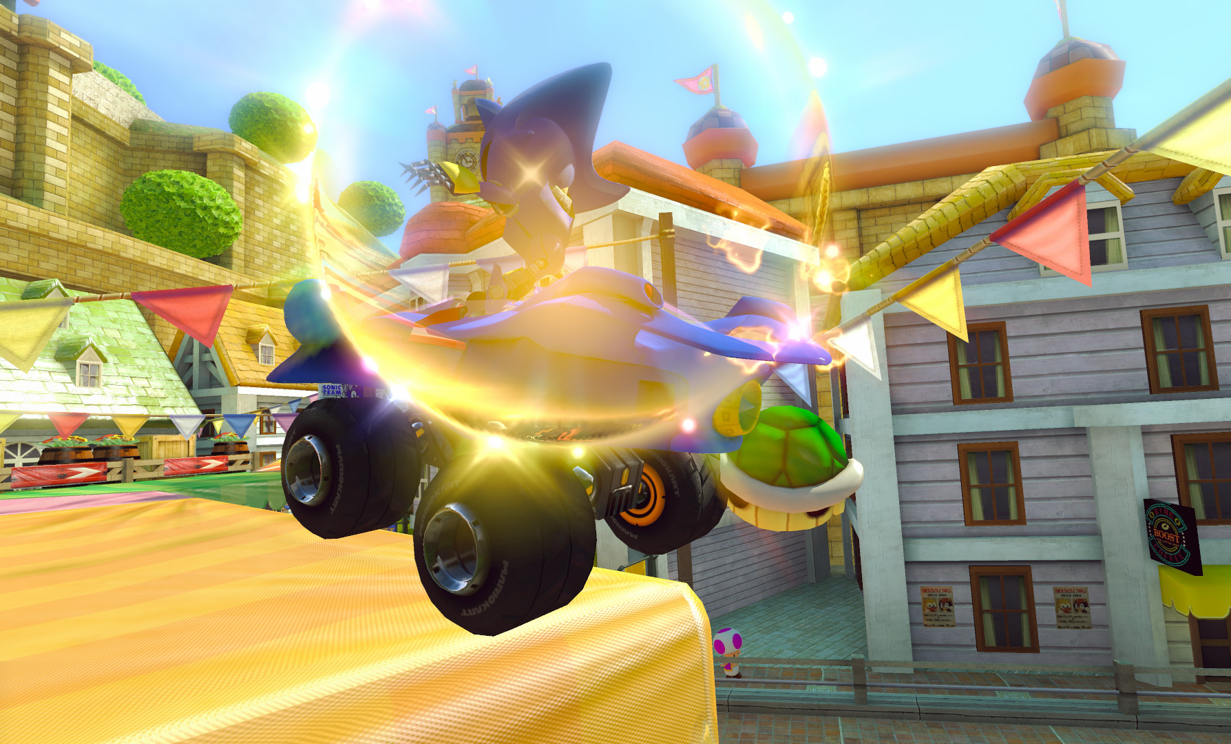 Metal Sonic over Luigi mod Mod for Mario Kart 8 | MK8 Mods
