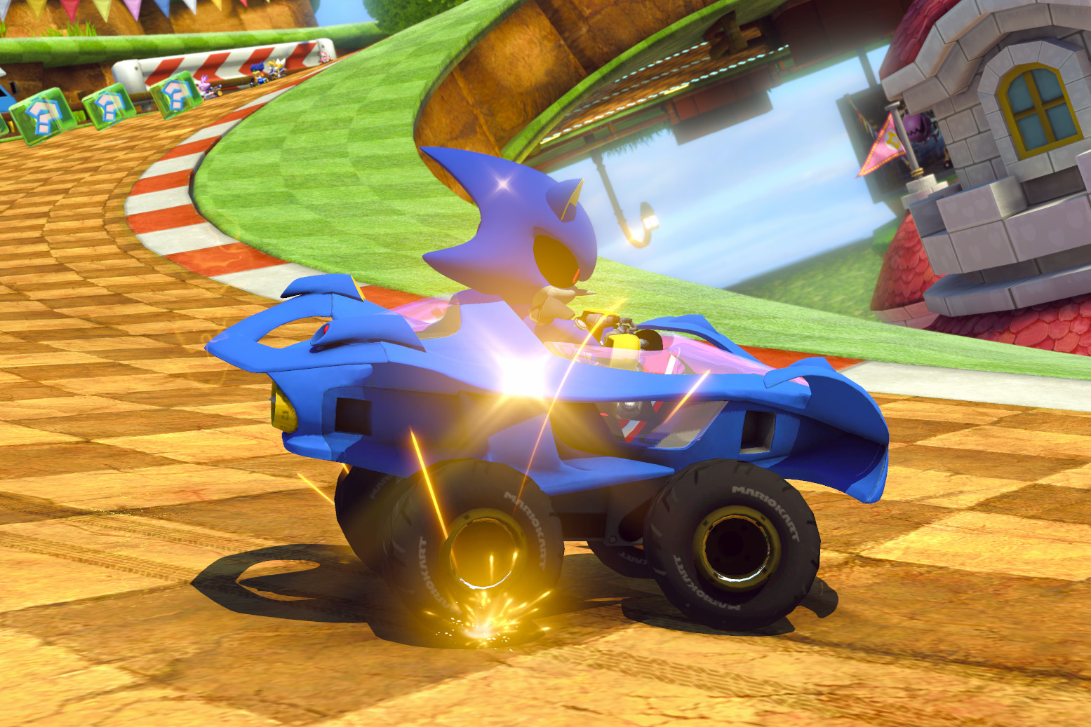 Metal Sonic over Luigi mod Mod for Mario Kart 8 | MK8 Mods