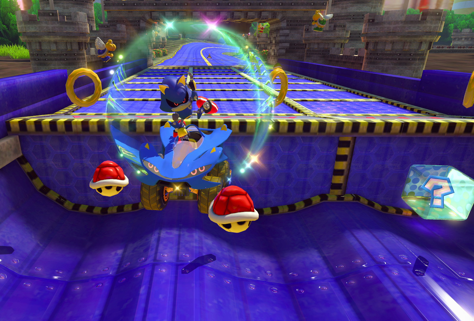 Metal Sonic over Luigi mod Mod for Mario Kart 8 | MK8 Mods