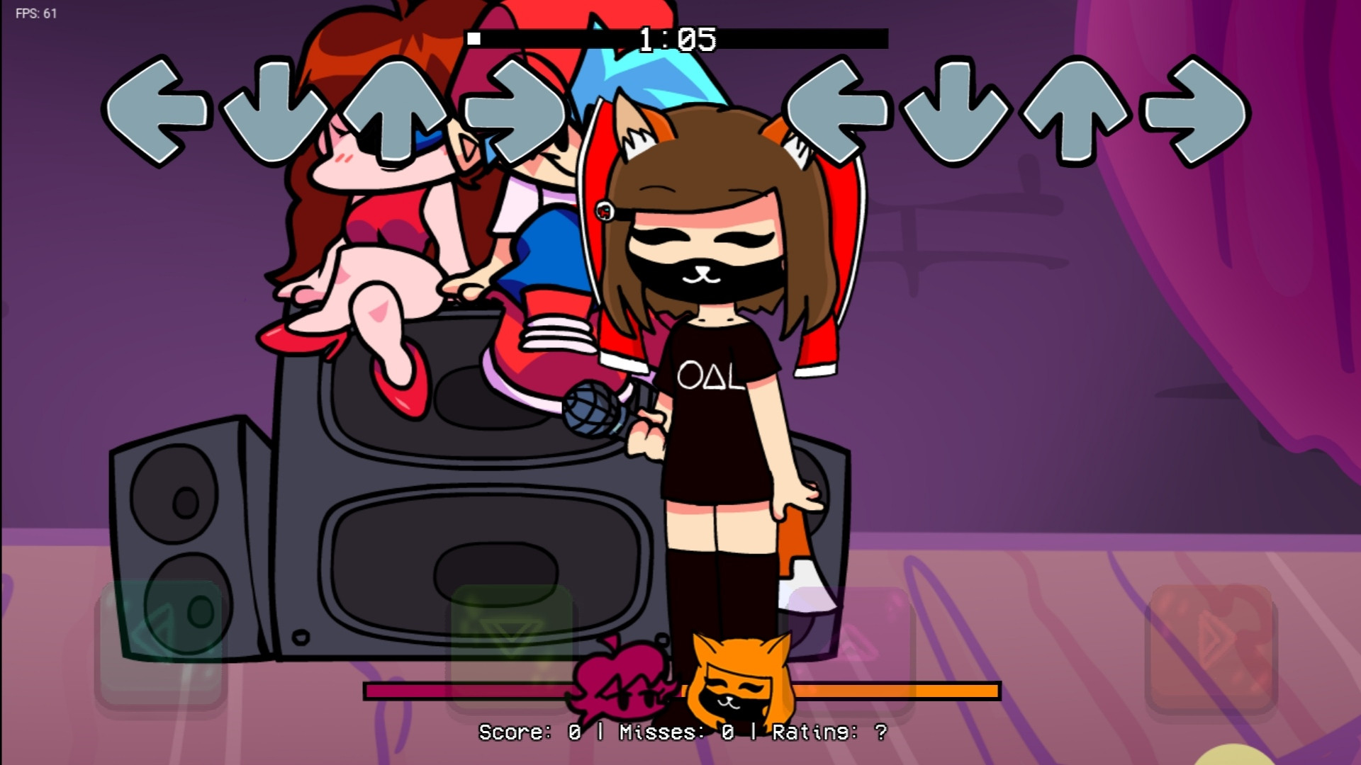 Vs Fox Girl Mobile Port Demo Mod for Friday Night Funkin' | FNF Mods