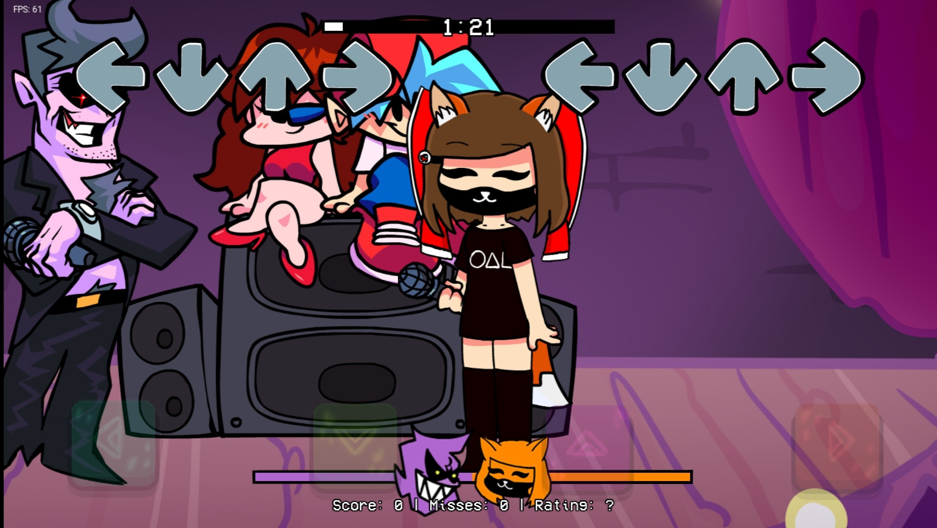 Vs Fox Girl Mobile Port Demo Mod for Friday Night Funkin' | FNF Mods