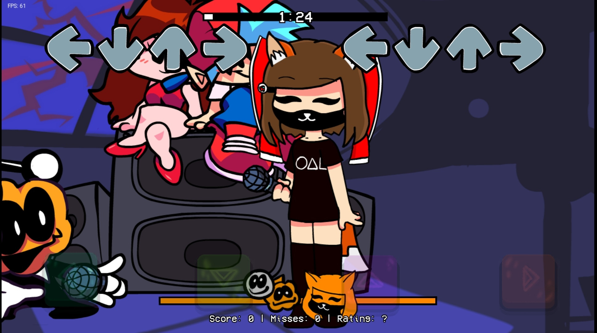 Vs Fox Girl Mobile Port Demo Mod for Friday Night Funkin' | FNF Mods