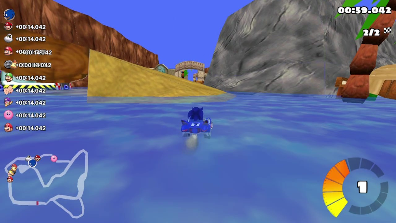 Sonic R - Resort Island [SuperTuxKart] [Mods]