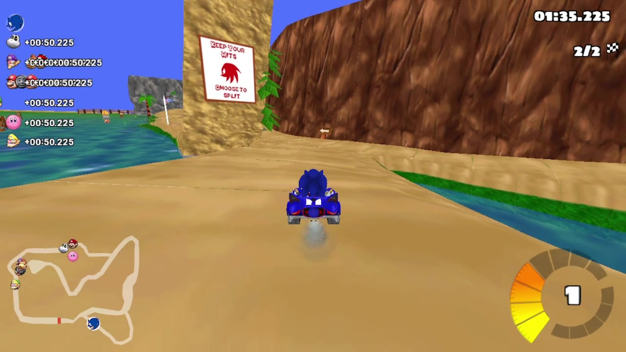 Sonic R - Resort Island [SuperTuxKart] [Mods]