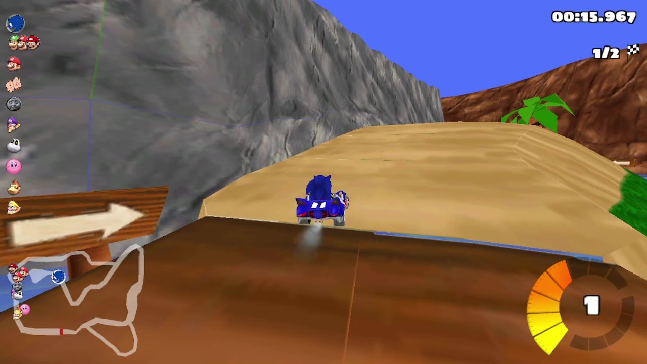 Sonic R - Resort Island [SuperTuxKart] [Mods]