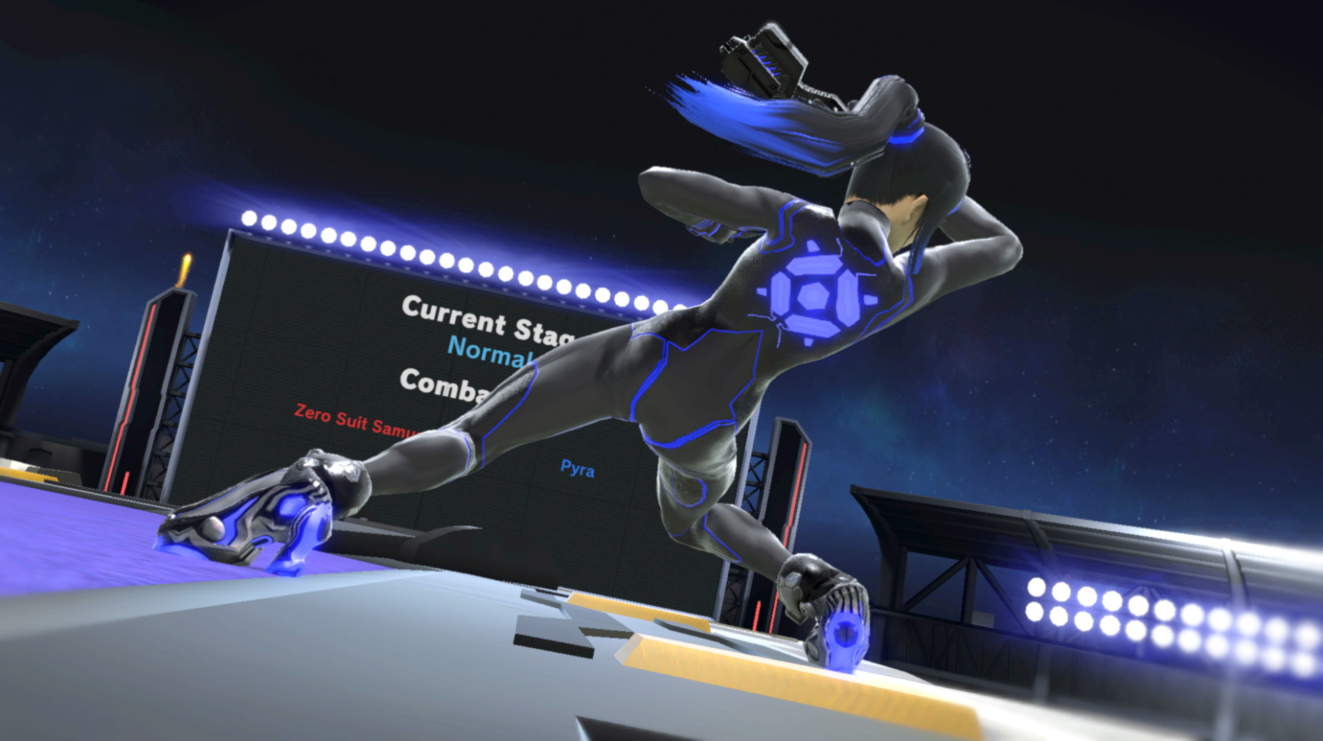 Black & Blue Zero Suit Samus Mod for Super Smash Bros. Ultimate | SSBU Mods