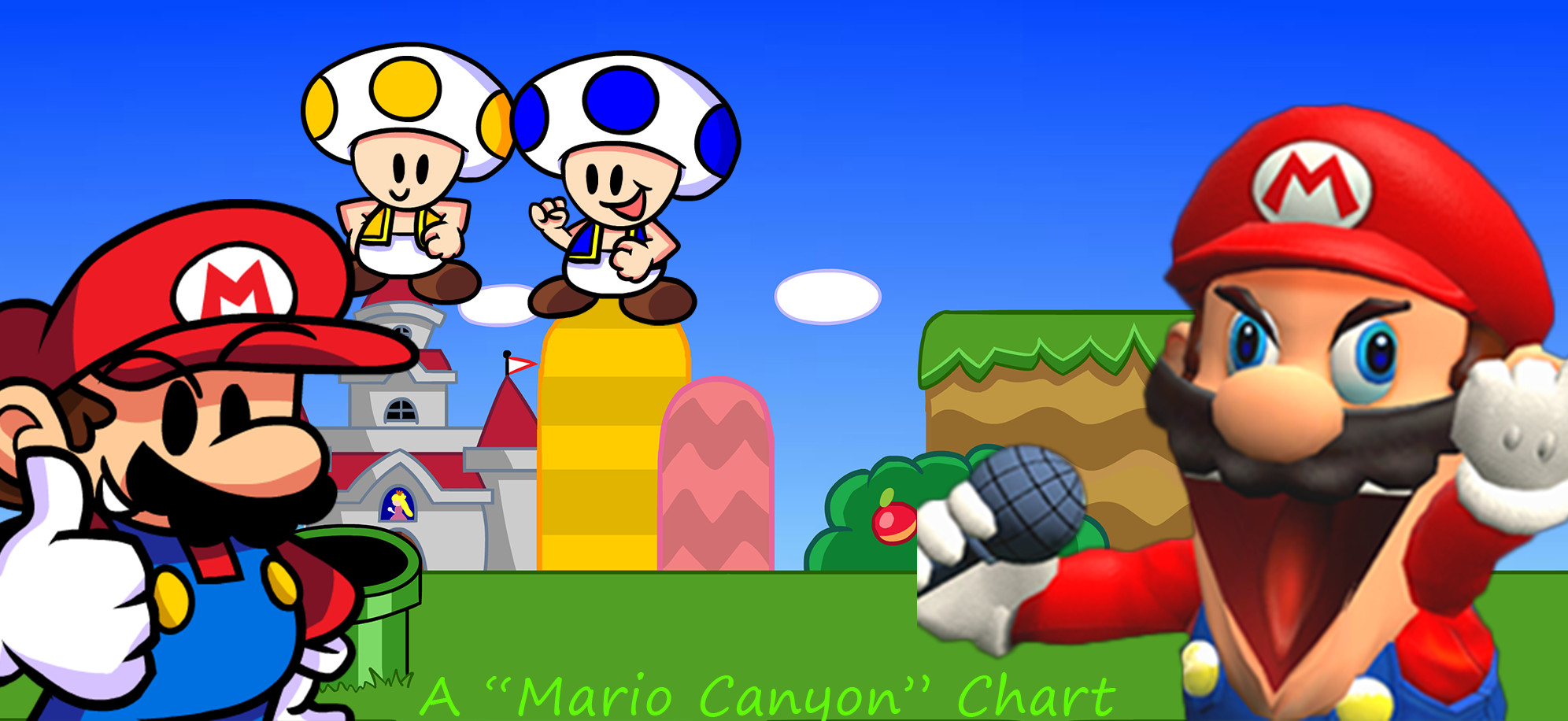 FNF:A "Mario Canyon" chart [Friday Night Funkin'] [Mods]