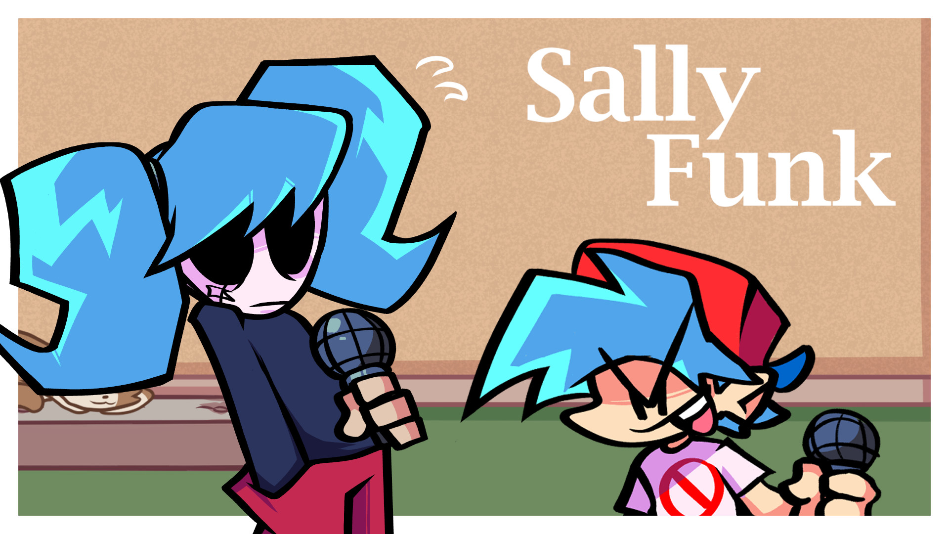Sally Funk - Vs. Sal Fisher Mod for Friday Night Funkin' | FNF Mods