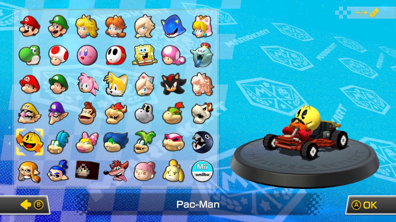 Pac-Man UI Mod for Mario Kart 8 Deluxe | MK8D Mods