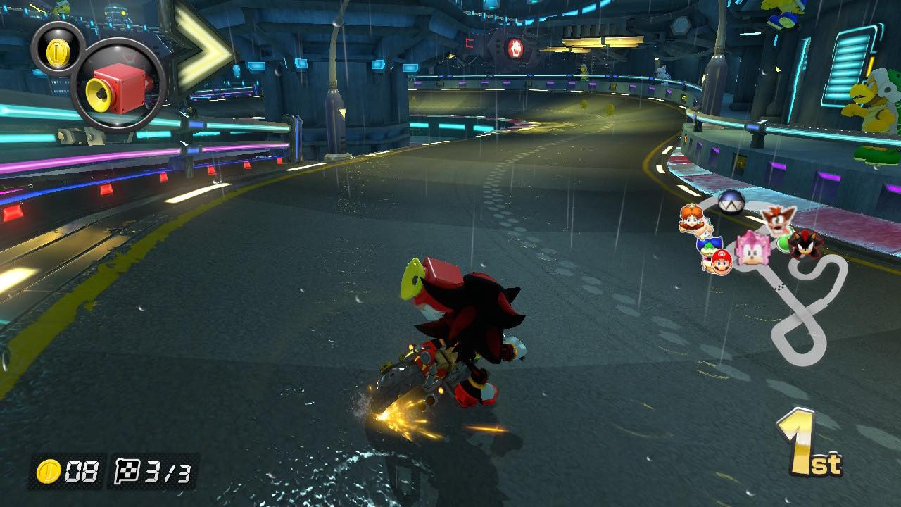 Shadow the Hedgehog UI Mod for Mario Kart 8 Deluxe | MK8D Mods