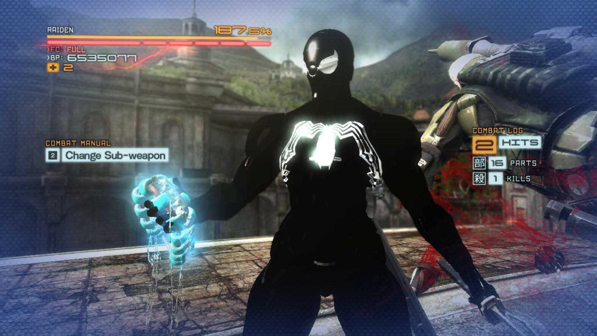Symbiote Spider-Man Mod for Metal Gear Rising: Revengeance | MGR:R Mods