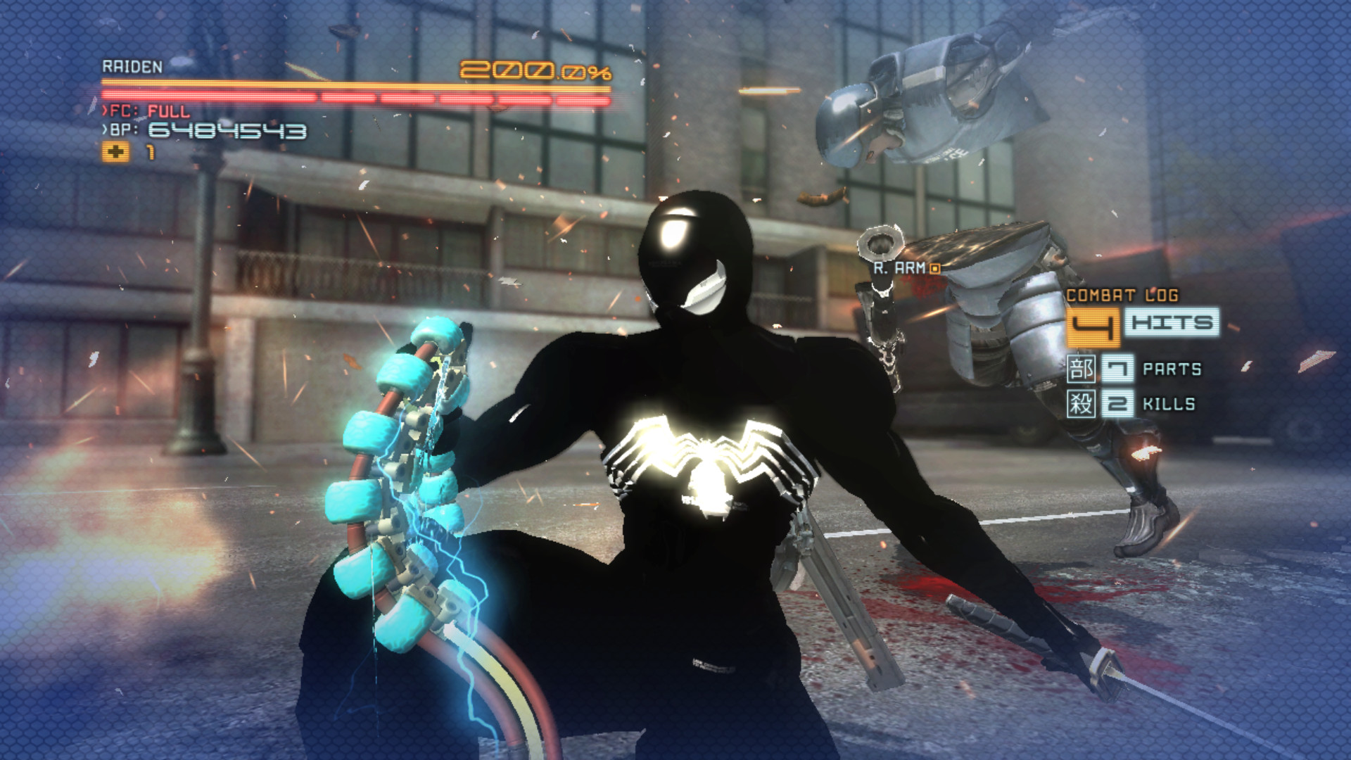 Symbiote Spider-Man Mod for Metal Gear Rising: Revengeance | MGR:R Mods