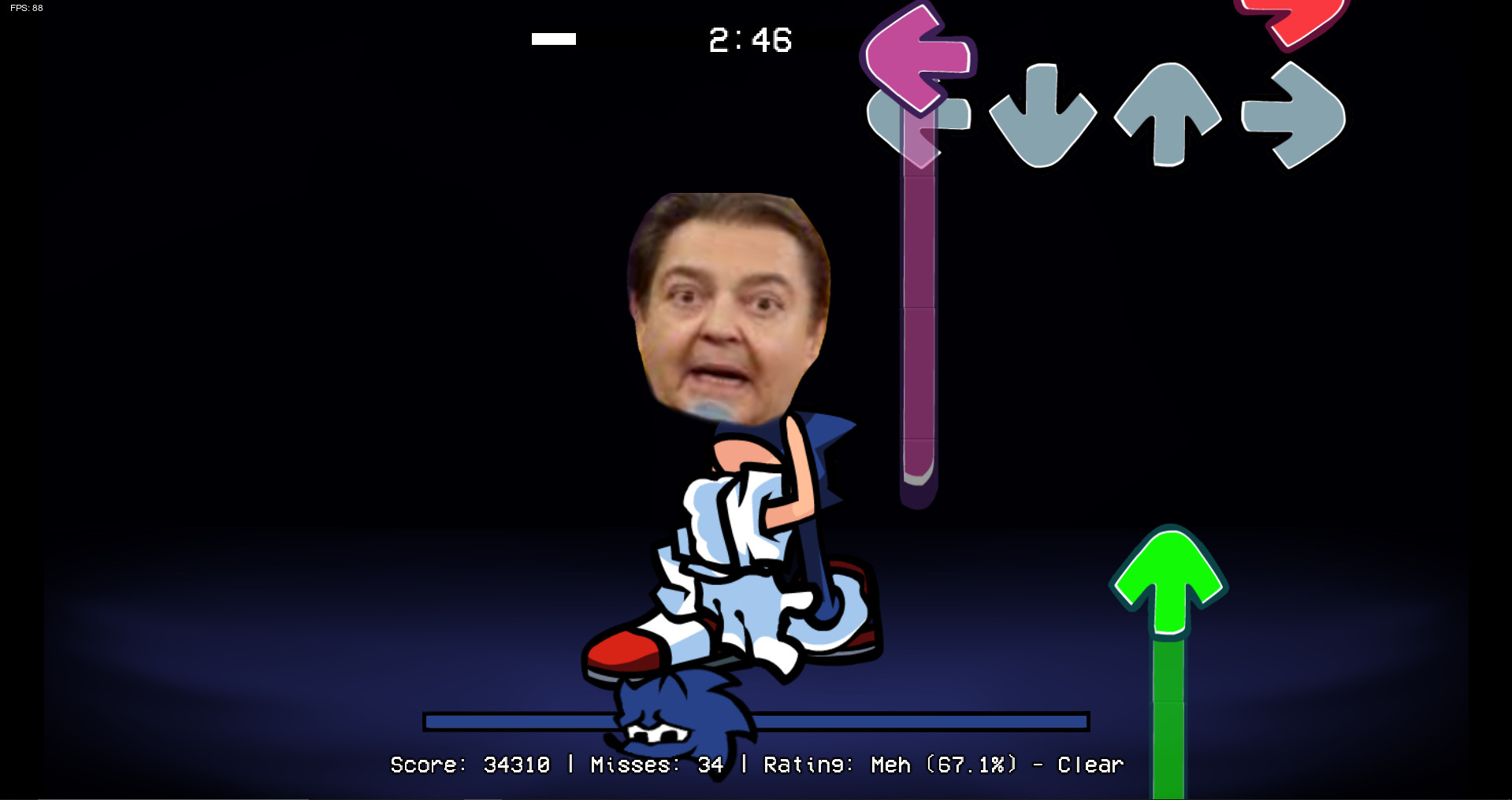 Chaos Nightmare faustão phantasm Mod for Friday Night Funkin' | FNF Mods