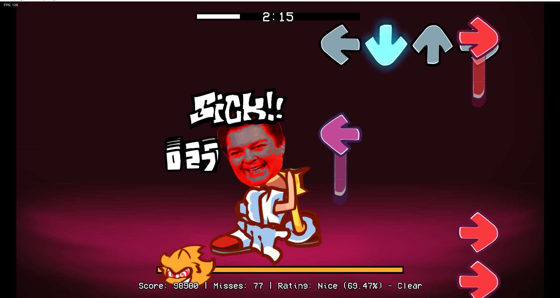 Chaos Nightmare faustão phantasm Mod for Friday Night Funkin' | FNF Mods