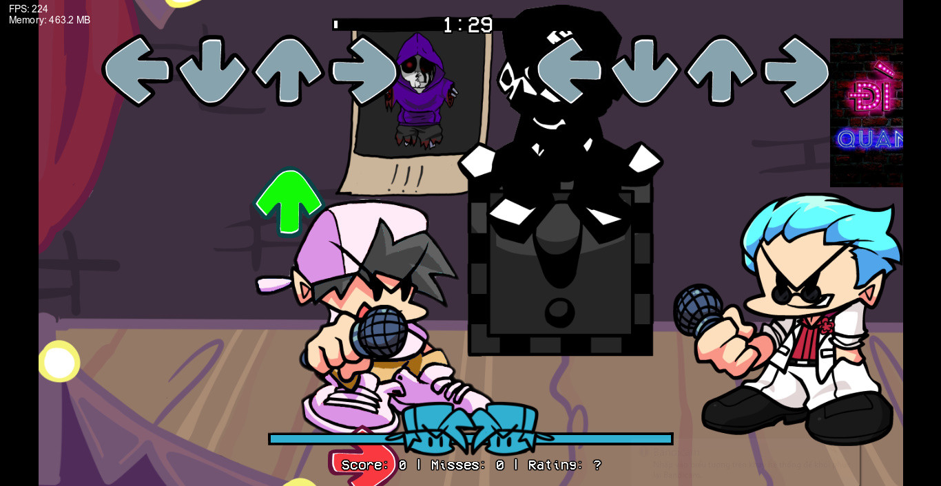 Shadow Mario Over GF Mod for Friday Night Funkin' | FNF Mods