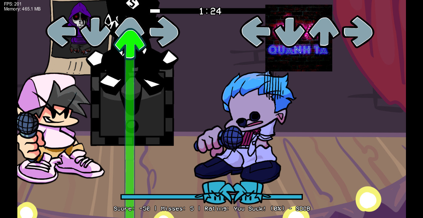 Shadow Mario Over GF Mod for Friday Night Funkin' | FNF Mods