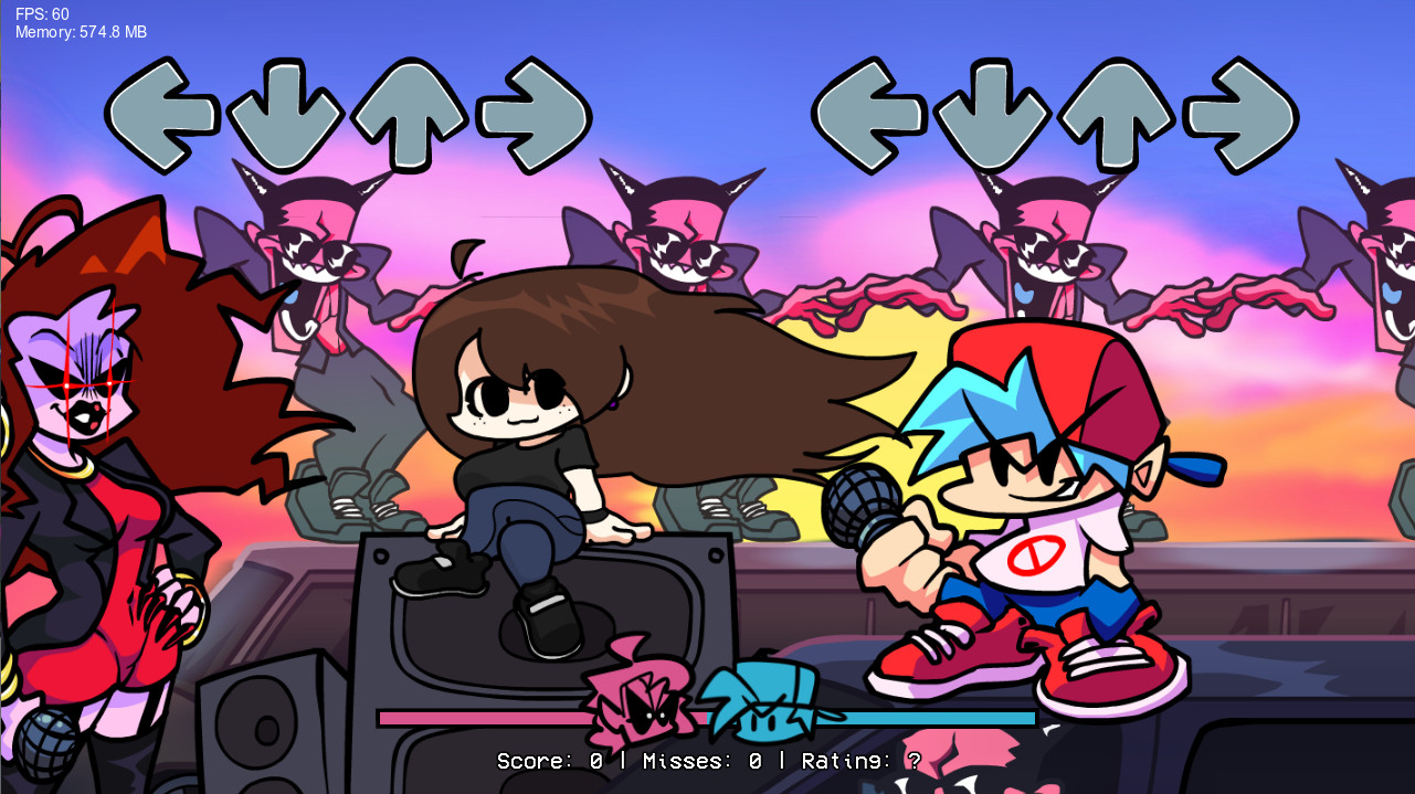 Cyan over Girlfriend [Friday Night Funkin'] [Mods]