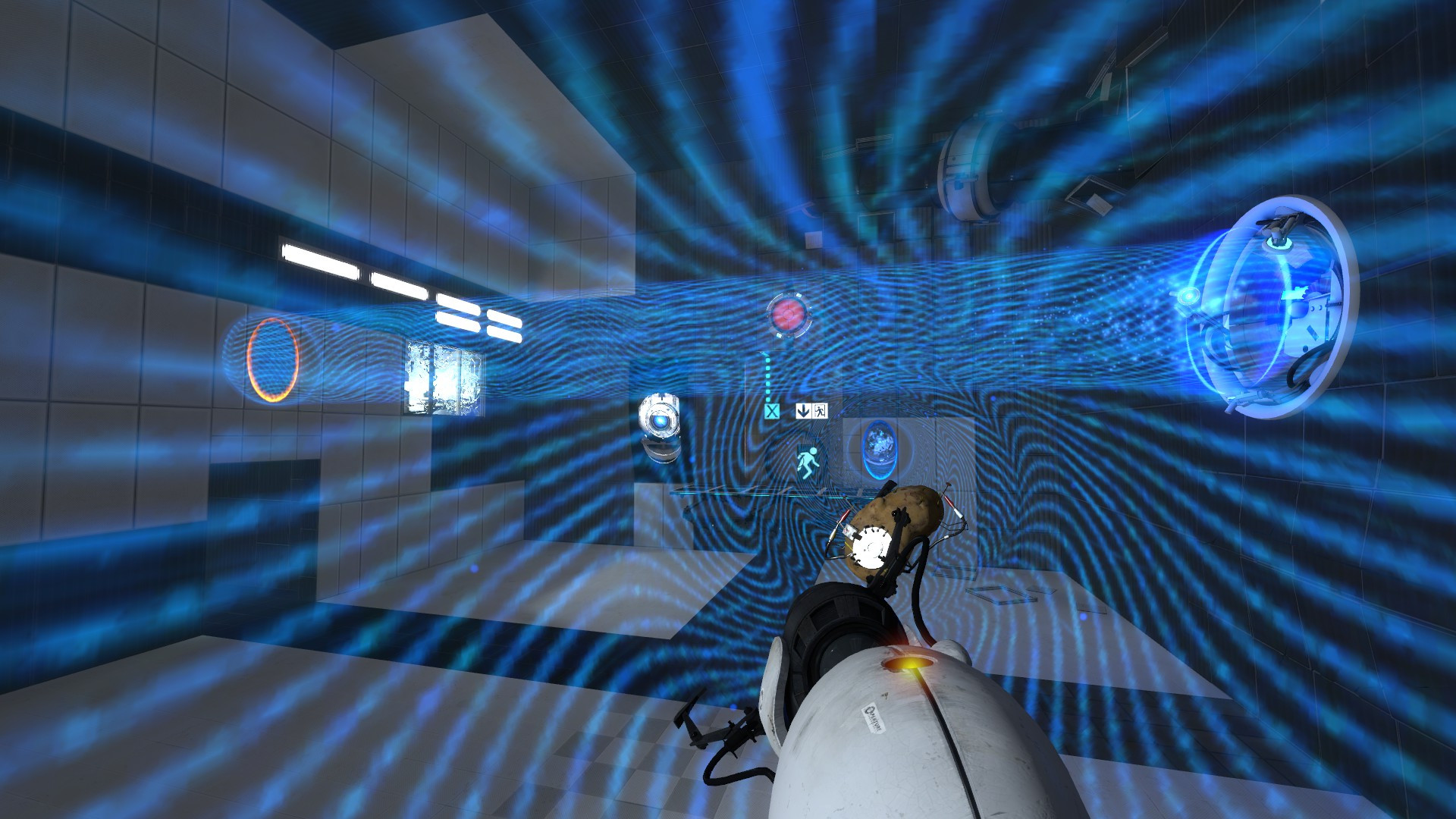 A very normal tractor beam [Portal 2] [Mods]