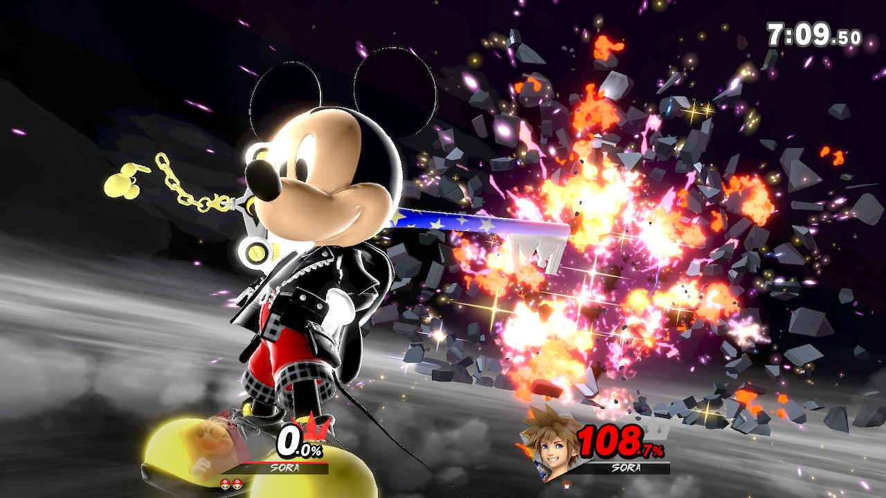 Mickey Mouse over Sora (C06) Mod for Super Smash Bros. Ultimate | SSBU Mods