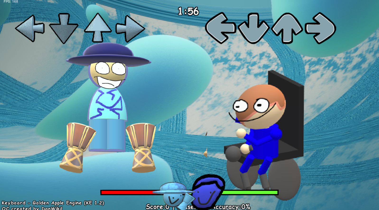 Golden Apple Reskin Mod for Friday Night Funkin' | FNF Mods