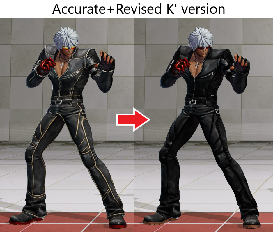 Accurate and Tweaked K' Mod for The King of Fighters XV | KoFXV Mods