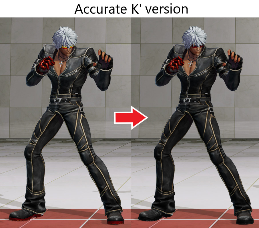 Accurate and Tweaked K' Mod for The King of Fighters XV | KoFXV Mods