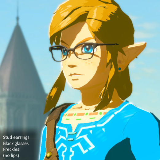Stylish Link - Glasses, earrings, freckles Mod for The Legend of Zelda ...