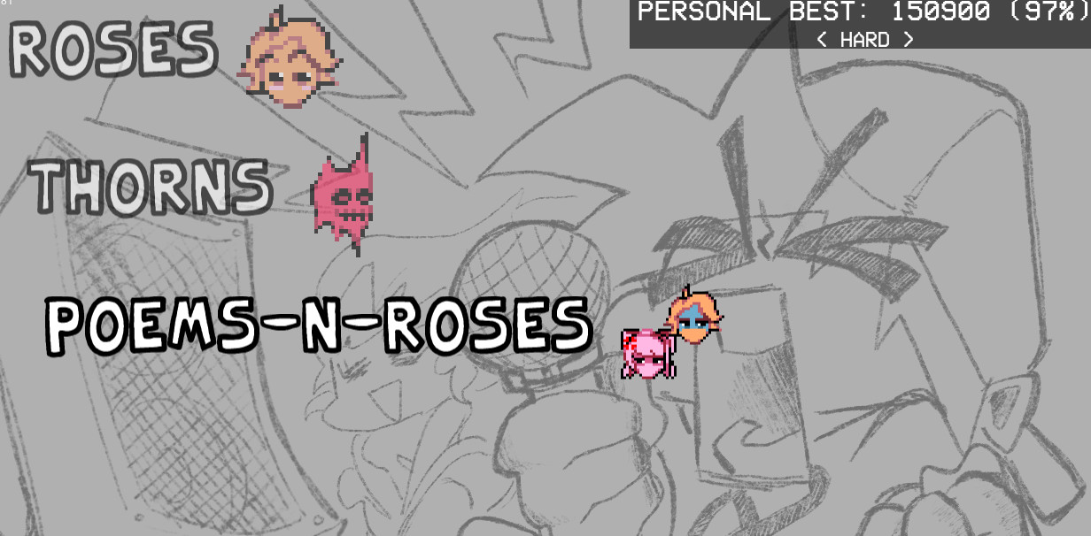 Playable Poems n' Roses + Monika vs Senpai week! [Friday Night Funkin ...