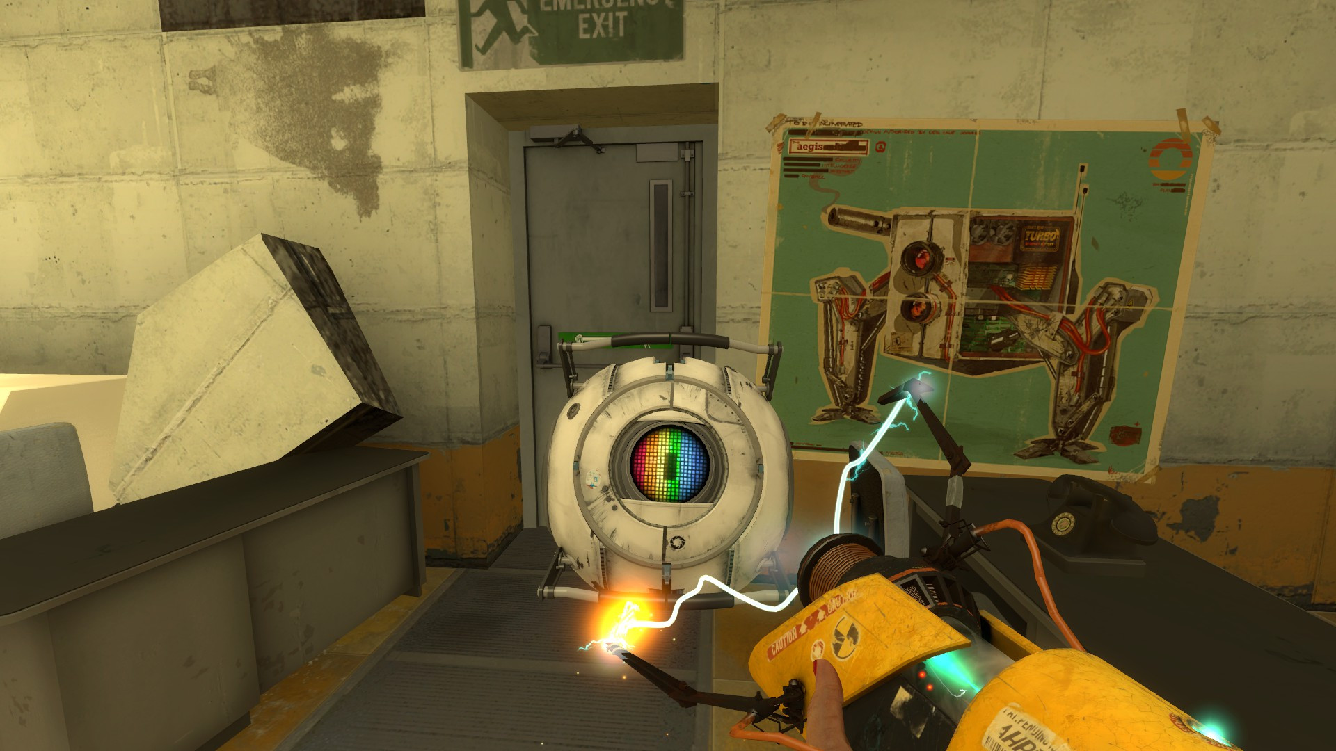 The Rainbow Core (Virgil replacement) Mod for Portal 2 | P2 Mods