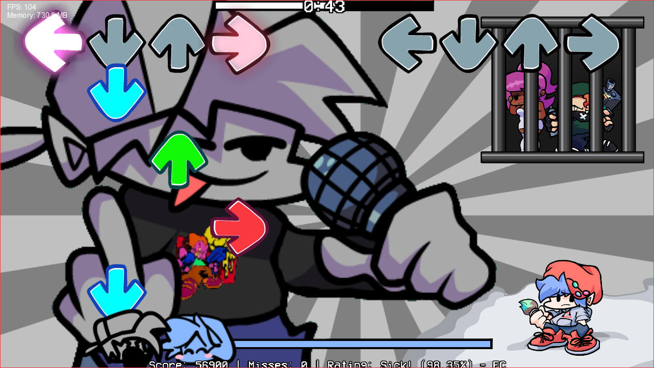 Benjamin vs. High Jinks BF Mod for Friday Night Funkin' | FNF Mods