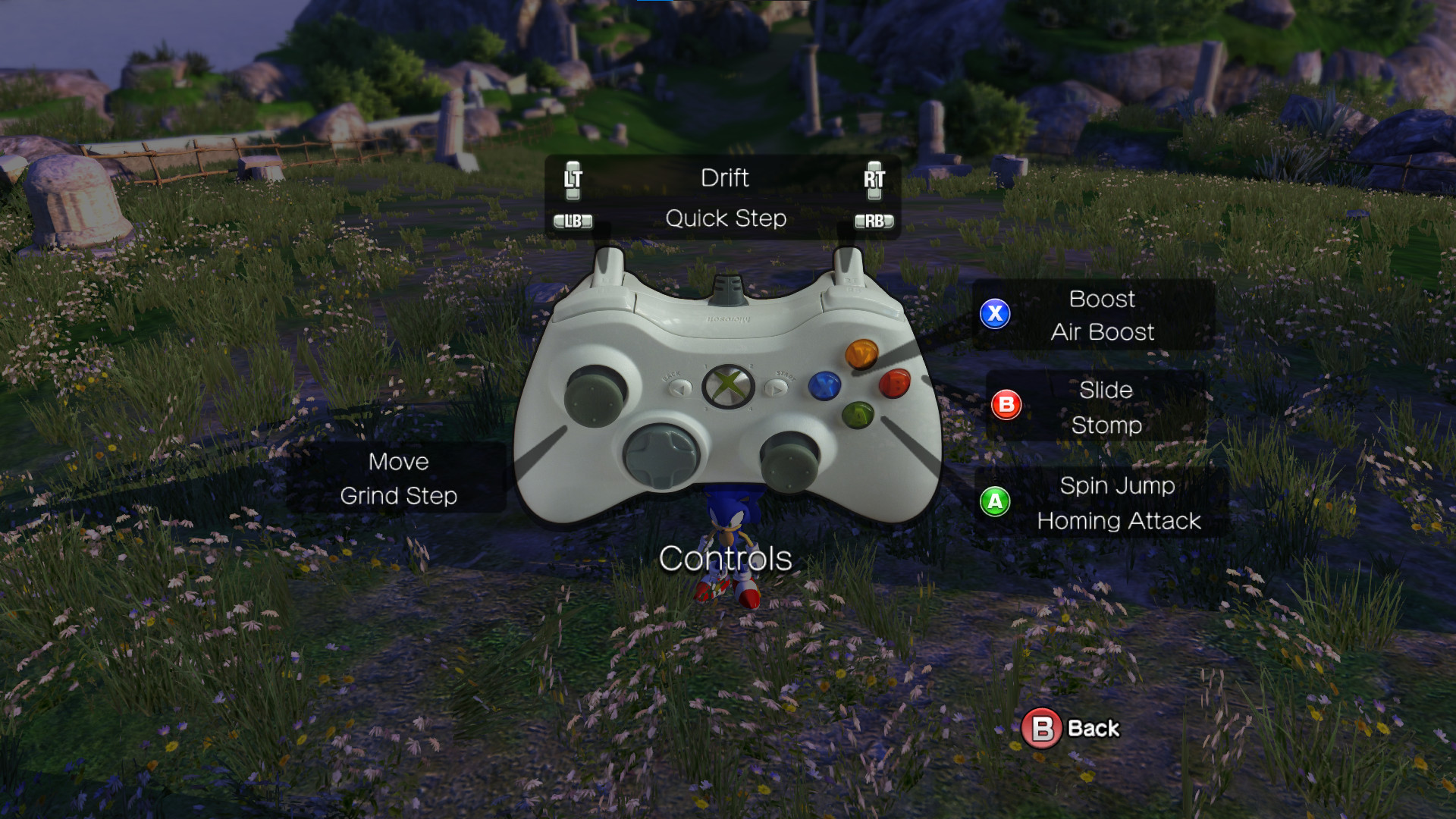 Unleashed Pause Menu Mod for Sonic Generations (2011) | Gens Mods