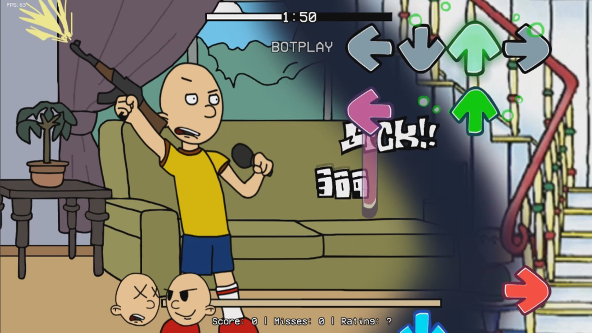 GoAnimate Funkin' Vs Caillou V2! Mod for Friday Night Funkin' | FNF Mods