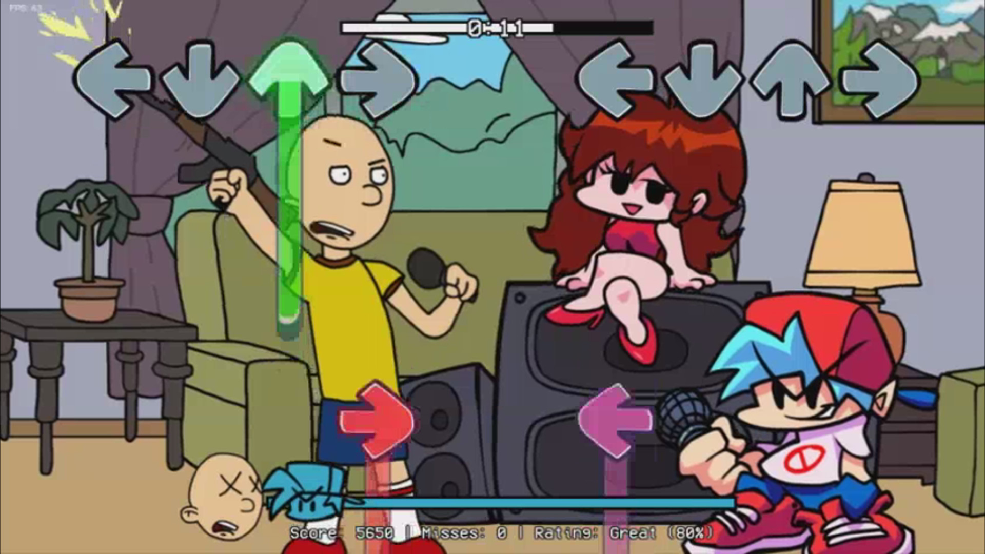 GoAnimate Funkin' Vs Caillou V2! Mod for Friday Night Funkin' | FNF Mods