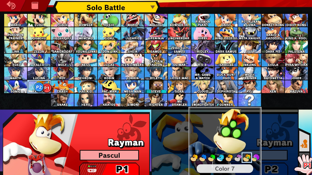 Rayman (Complete) Mod for Super Smash Bros. Ultimate | SSBU Mods