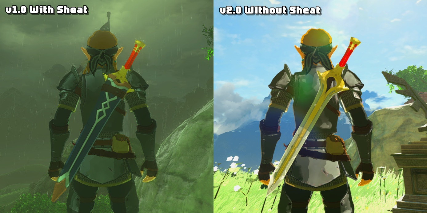 Parallel Falchion Sword [The Legend of Zelda: Breath of the Wild (WiiU ...