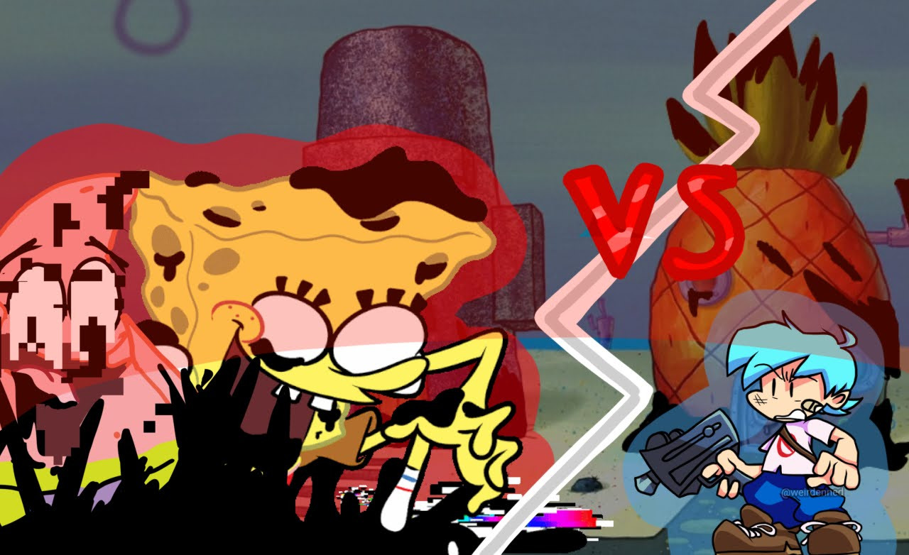 F.U.N vs spongebob and patrick Rehydrated Mod for Friday Night Funkin ...