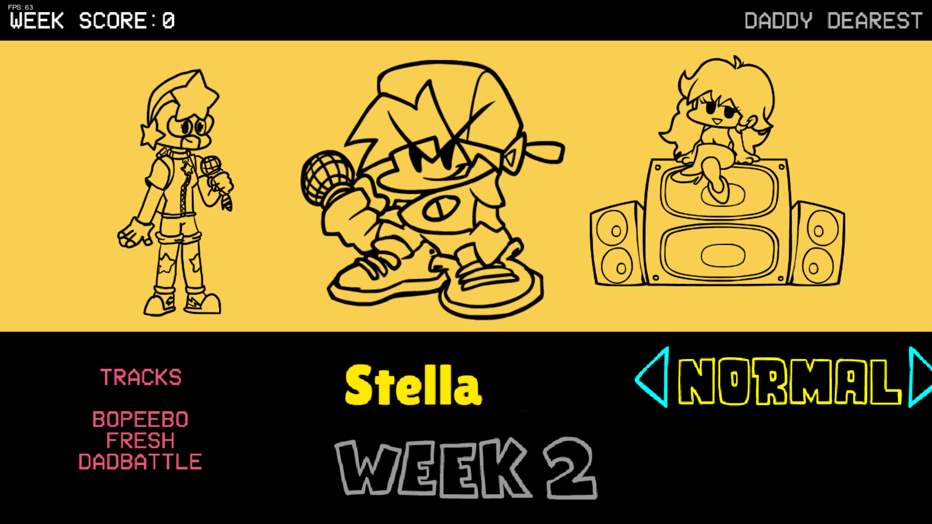 Vs Stella Mod - Week 1 reskin [Friday Night Funkin'] [Mods]