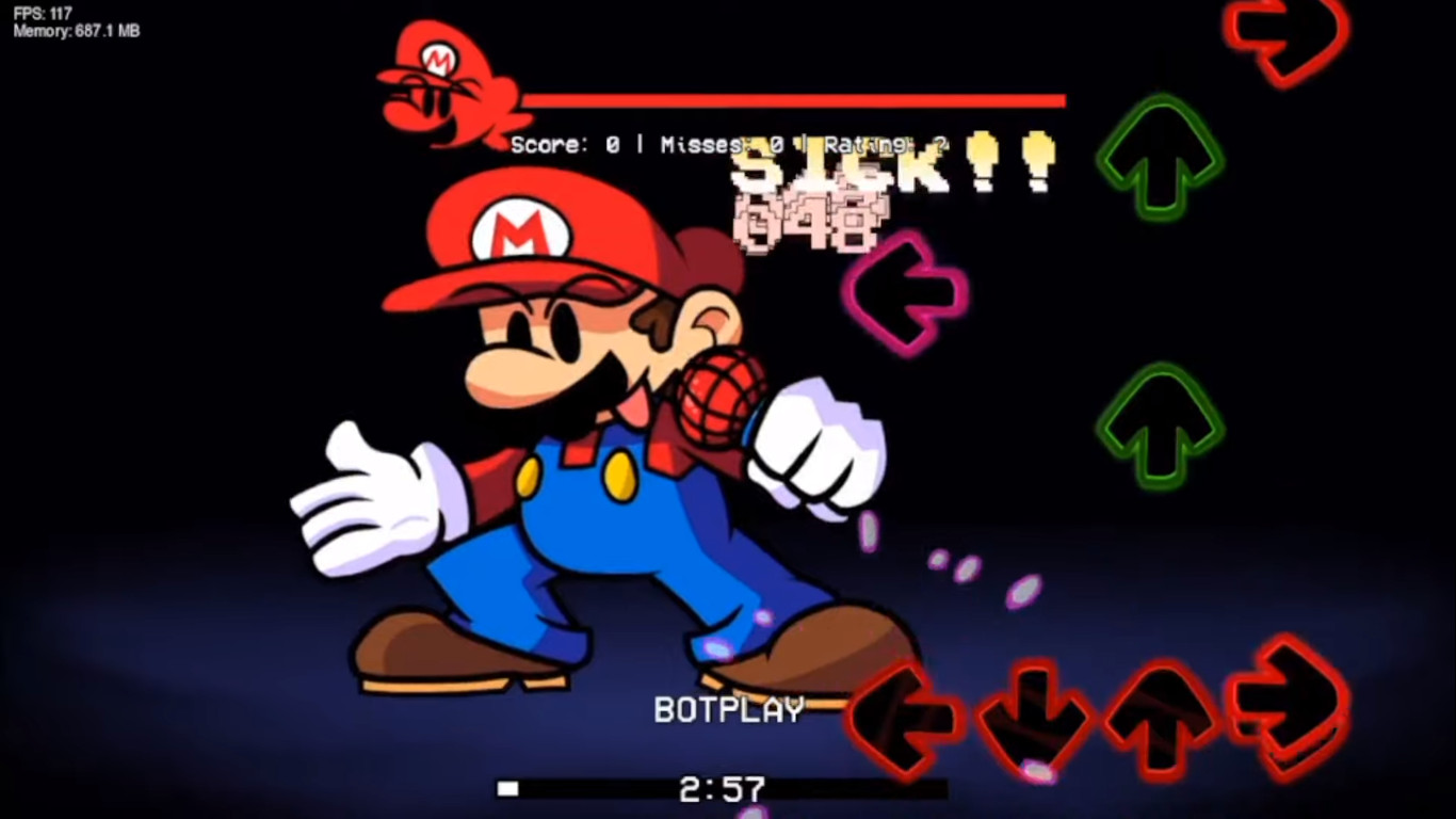 Phantasm Mario Mix Mod for Friday Night Funkin' | FNF Mods
