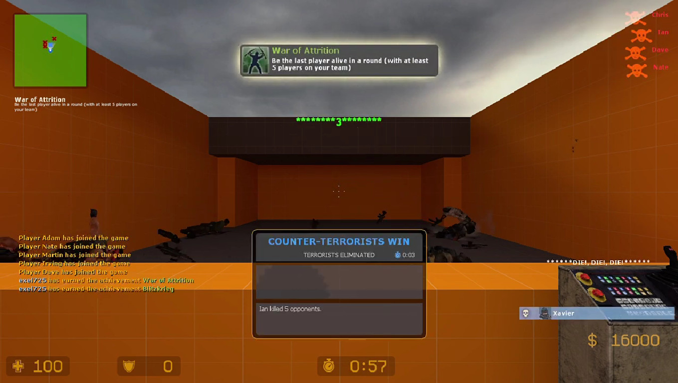 [OBSOLETE] War of Attrition achievement map Mod for Counter-Strike ...