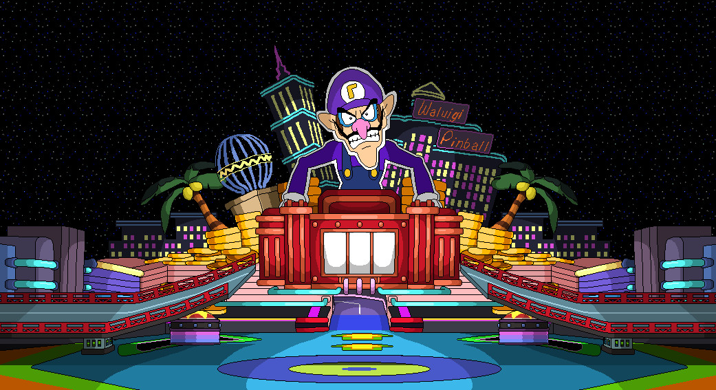 Mario Kart DS - Waluigi Pinball (9.4/CMC+) Mod for Super Smash Bros ...