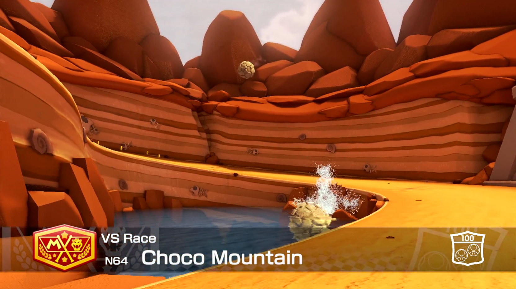 Dry Dry Mountain - N64 Choco Mountain Retexture [Mario Kart 8 Deluxe ...