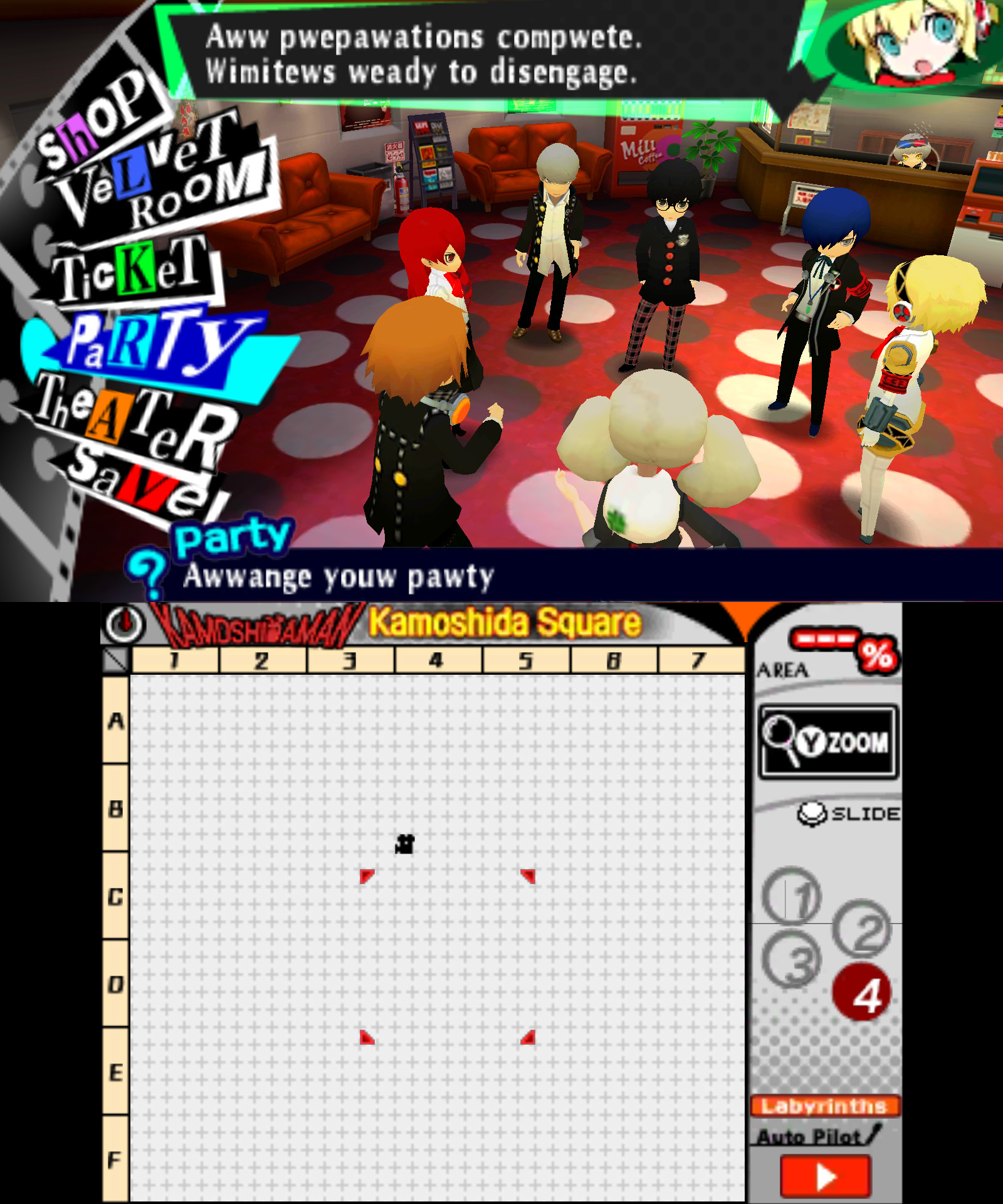 UwU Overhaul -PQ2 Edition- Mod for Persona Q2 | PQ2 Mods