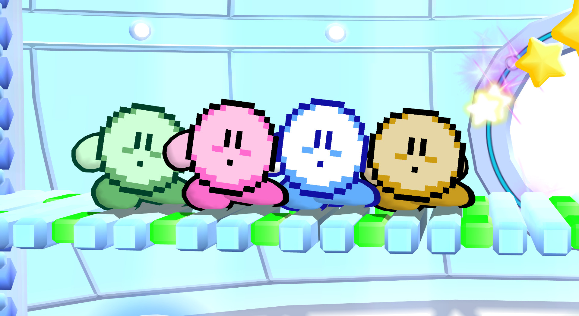 8-Bit Kirby + Flat Image Base Mod for Kirby's Return to Dream Land ...